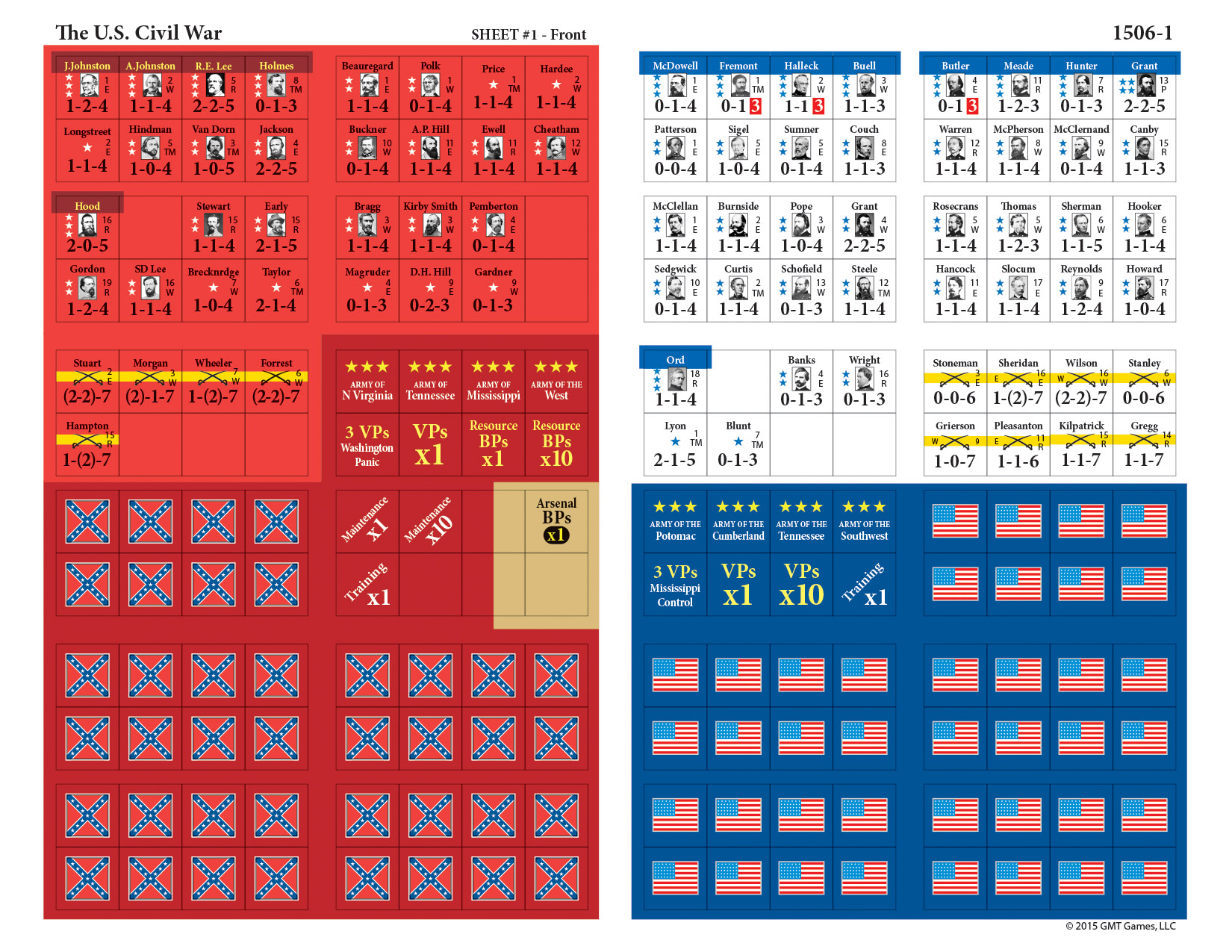 Civil War Wargame Counters Game Design & Counters – Wargame Campaign